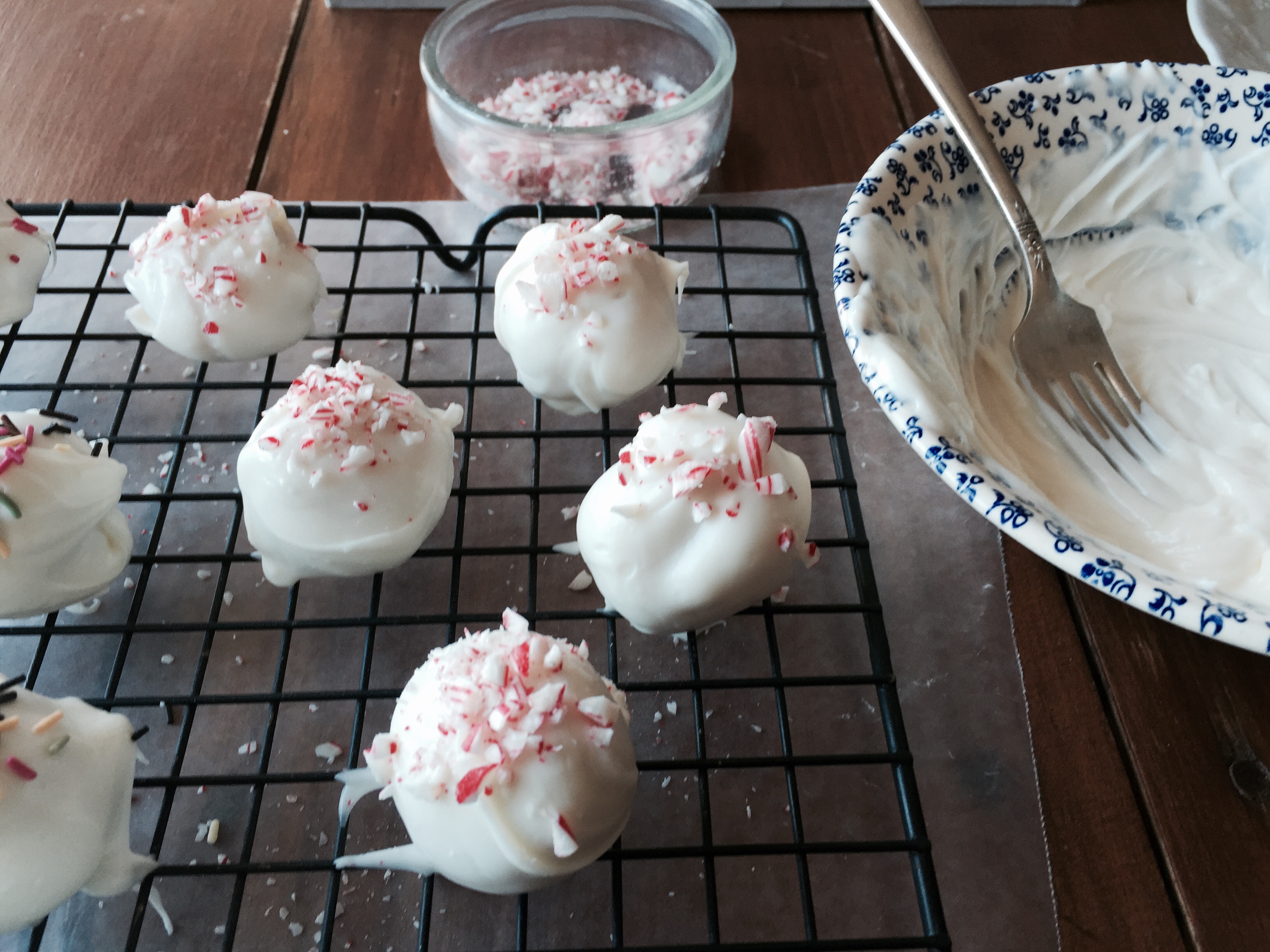 peppermint cake truffles - In Jennie's Kitchen