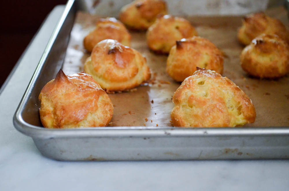 Gougères {French Cheese Puffs} - In Jennie's Kitchen
