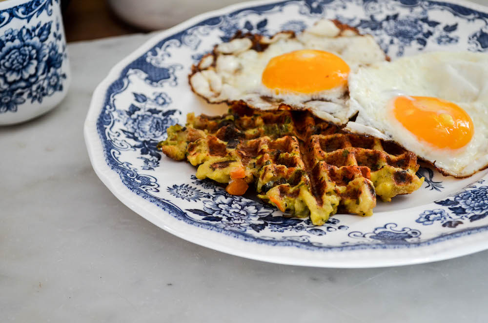 Thanksgiving Leftovers: Stuffing Waffles - In Jennie's Kitchen