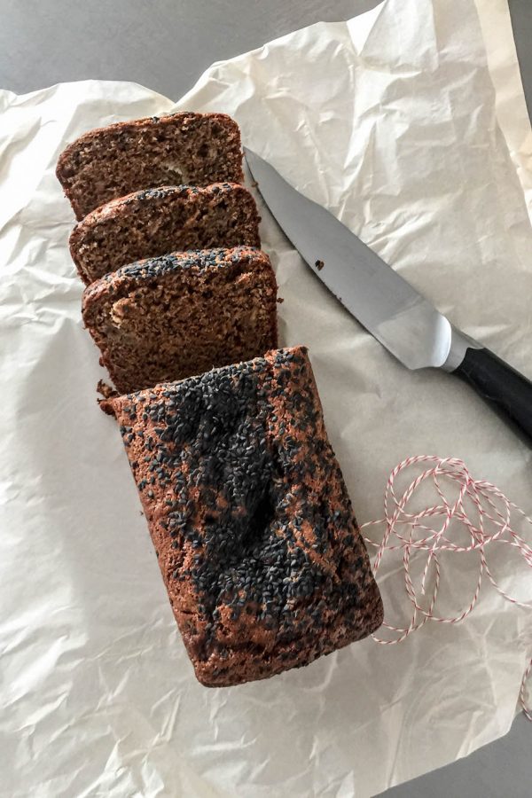 Chocolate Cherry Banana Bread - In Jennie's Kitchen