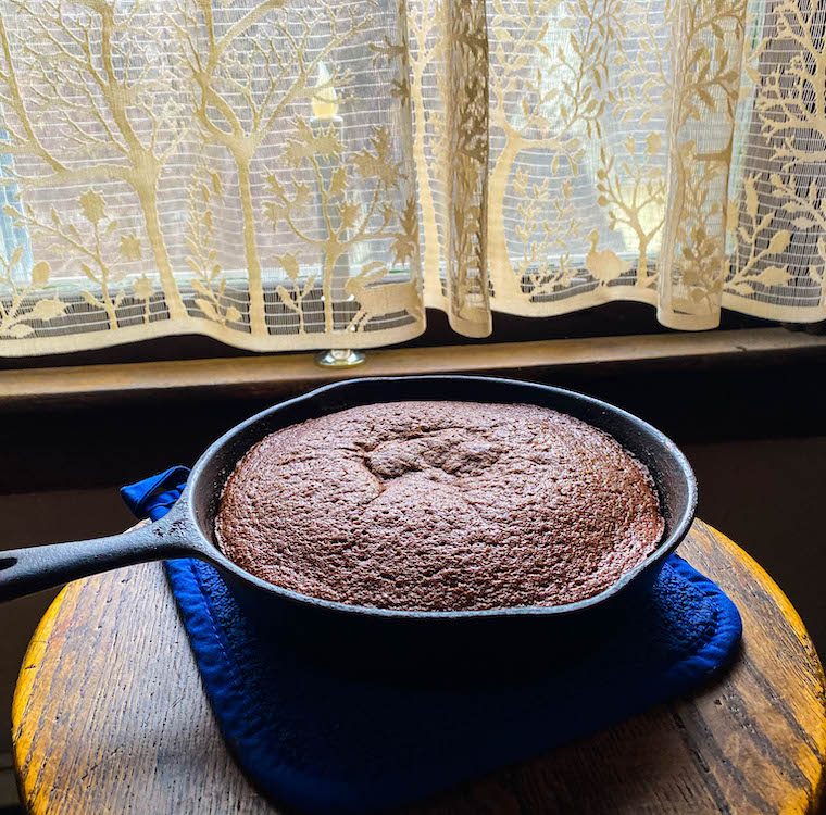 Easy Funfetti Skillet Cake - In Jennie's Kitchen